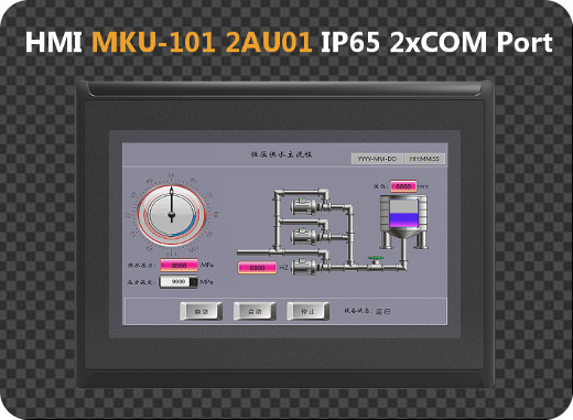 mobilator.pl | Industrial control panel with touchscreen HMI MKU-101 2AU01 IP65 2xCOM Port | HMI ...